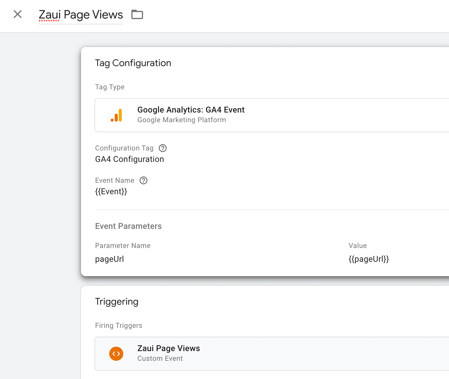 Creating eCommerce Events using Google Tag Manager – Zaui Software Support